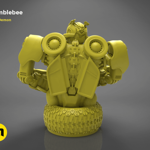 Download STL file Bumblebee bust ・ Cults