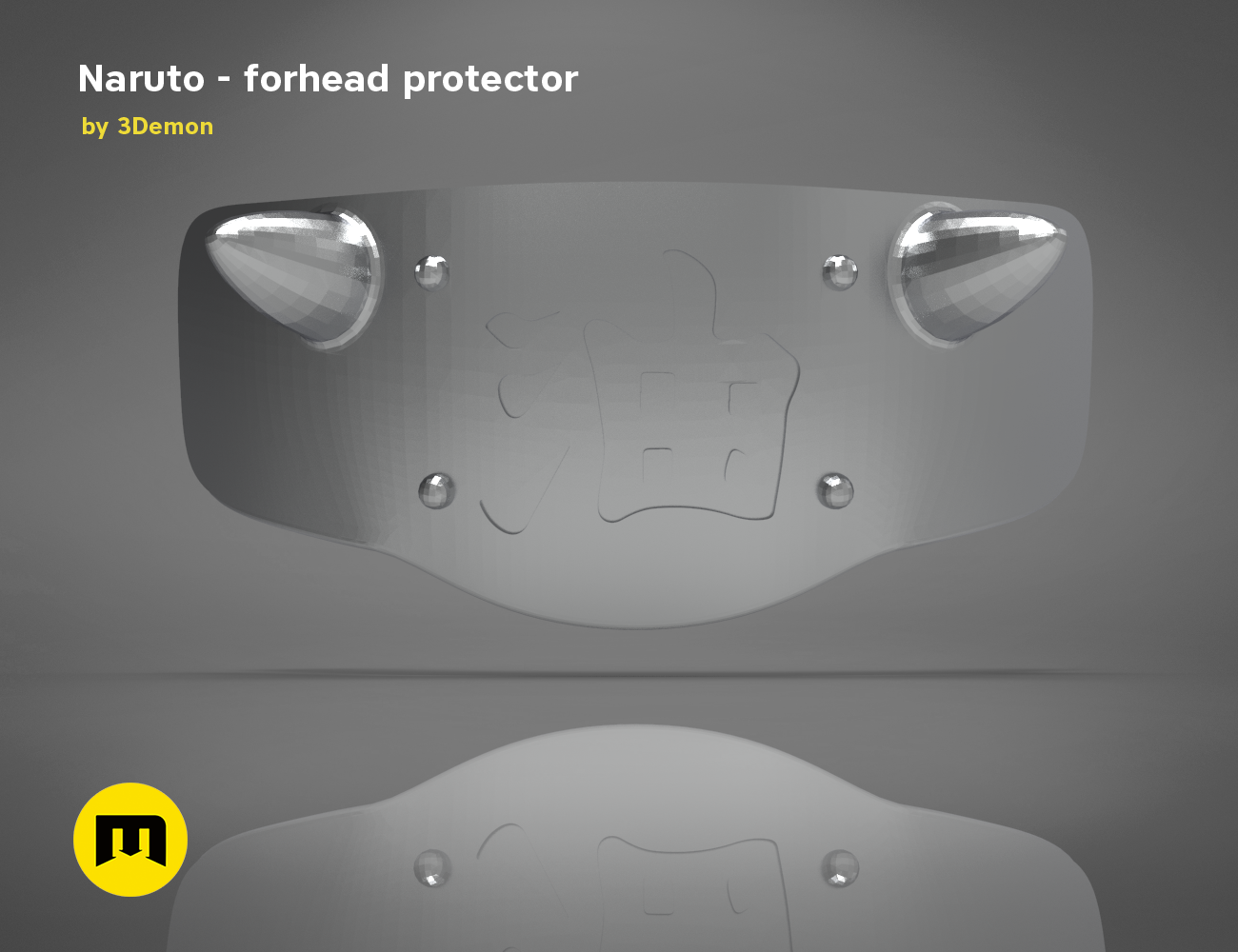 Файл STL Hiraya forehead protector 👾・Модель для загрузки и печати в ...