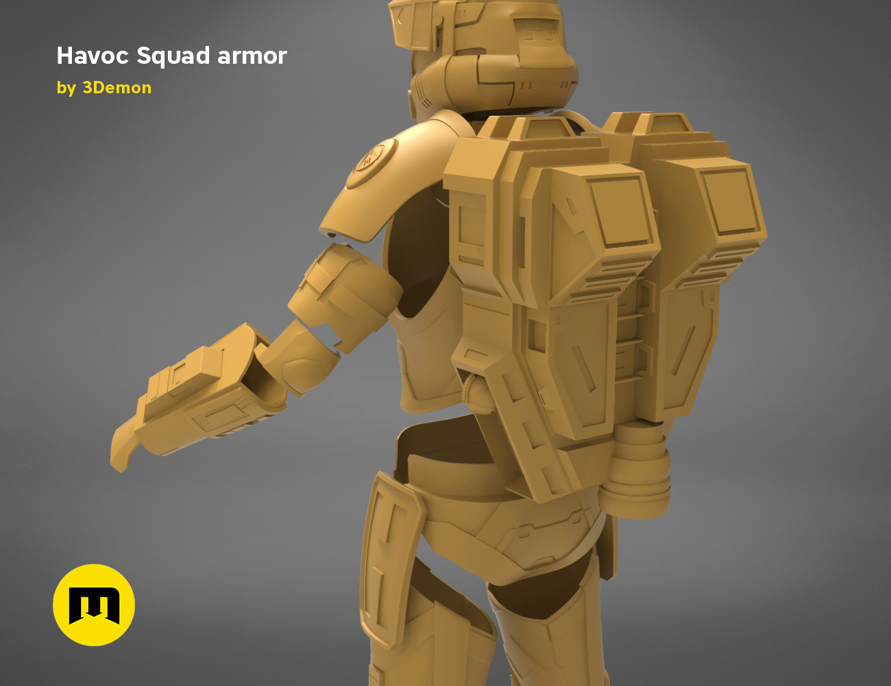 STL file Havoc Squad armor ⭐・3D print design to download・Cults