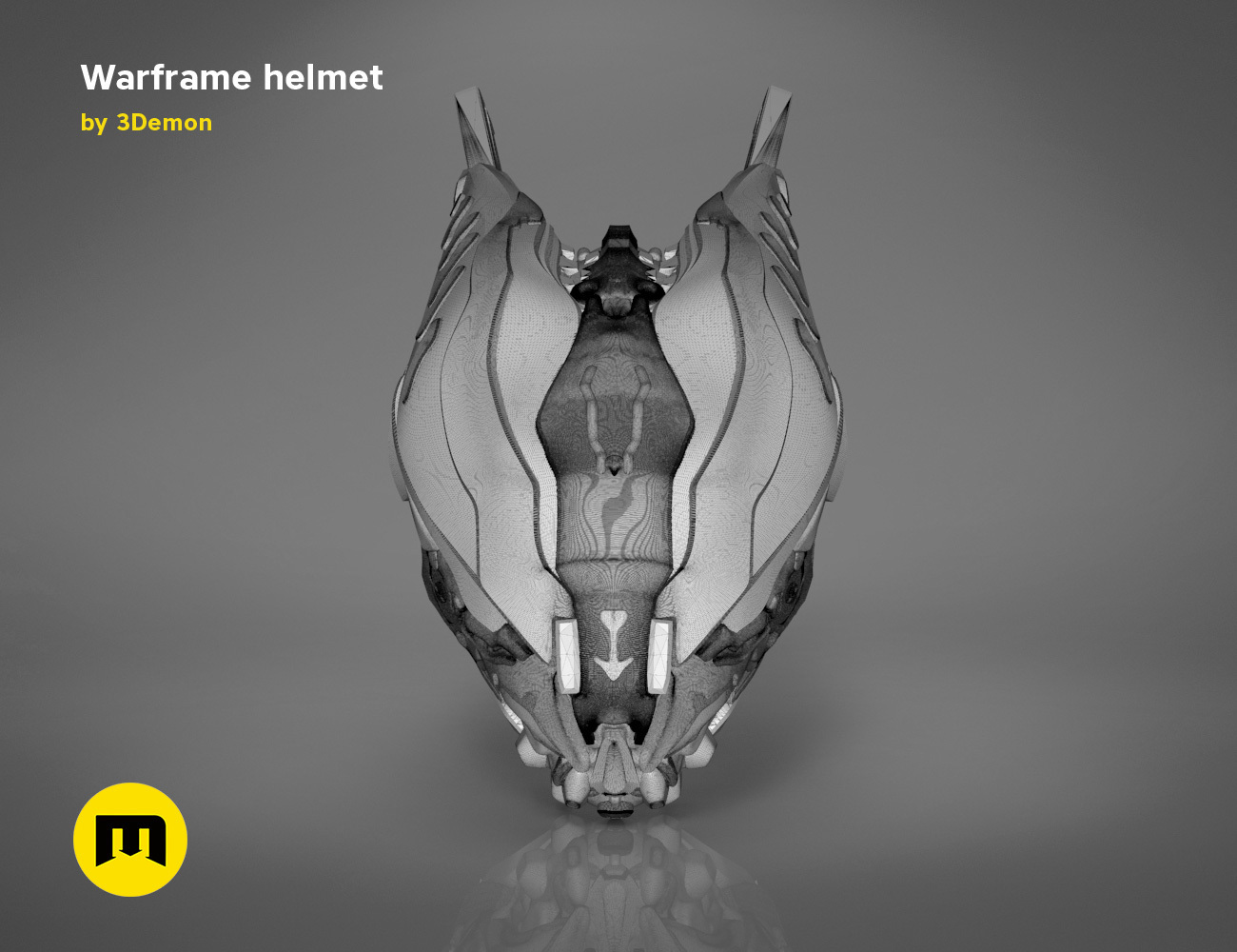 3D file Warframe helmet 🪖・Model to download and 3D print・Cults