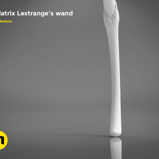 Download STL file Bellatrix Lestrange’s Wand • 3D printable design ・ Cults