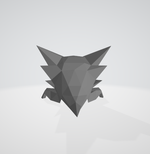 STL file Haunter Low Poly Pokemon・3D printing design to download・Cults