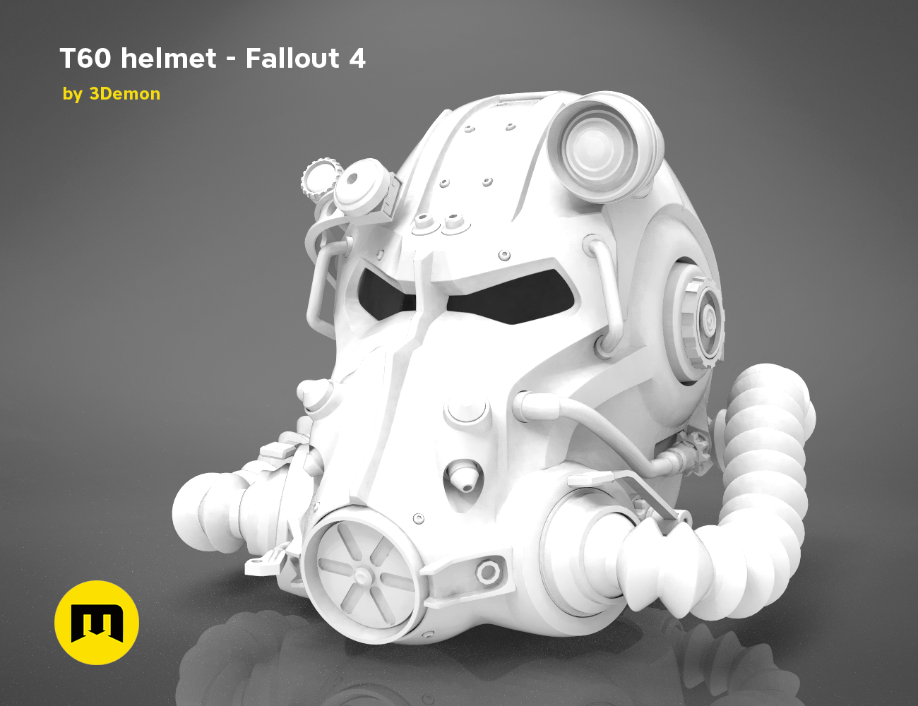 OBJ file T60 helmet - Fallout 4 🪖・3D printer design to download・Cults