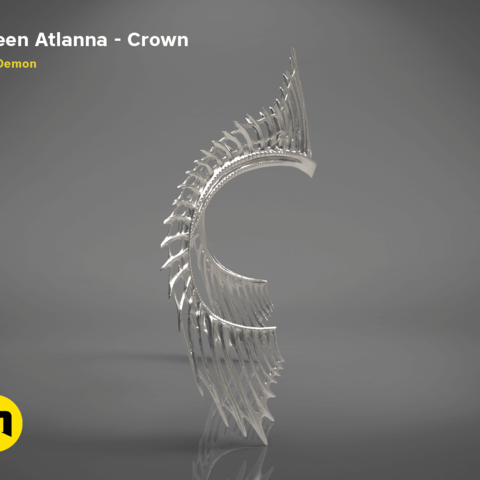 Download 3D printing templates Atlanna Crown ・ Cults