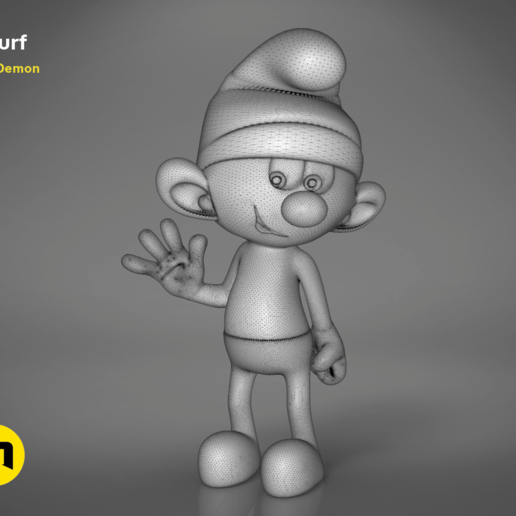 Download STL Smurf - 3D PRINT MODEL ・ Cults