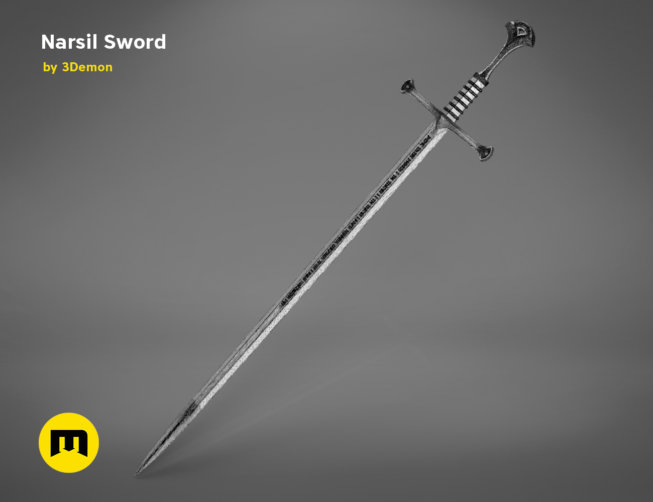 Free 3D file Narsil Sword 🗡️・3D print design to download・Cults