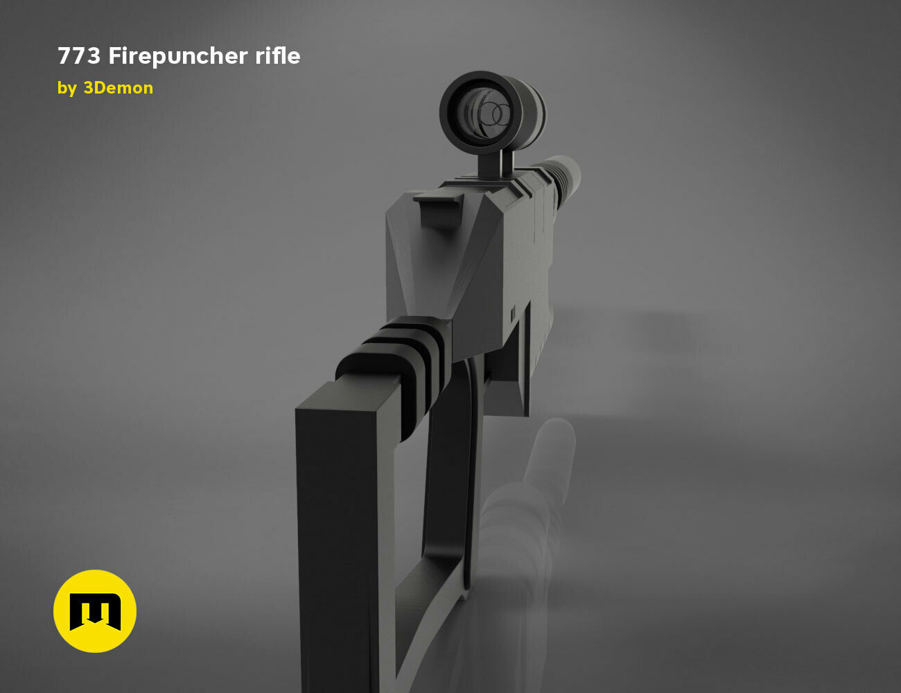 3D file 773 Firepuncher rifle ⭐・3D print design to download・Cults