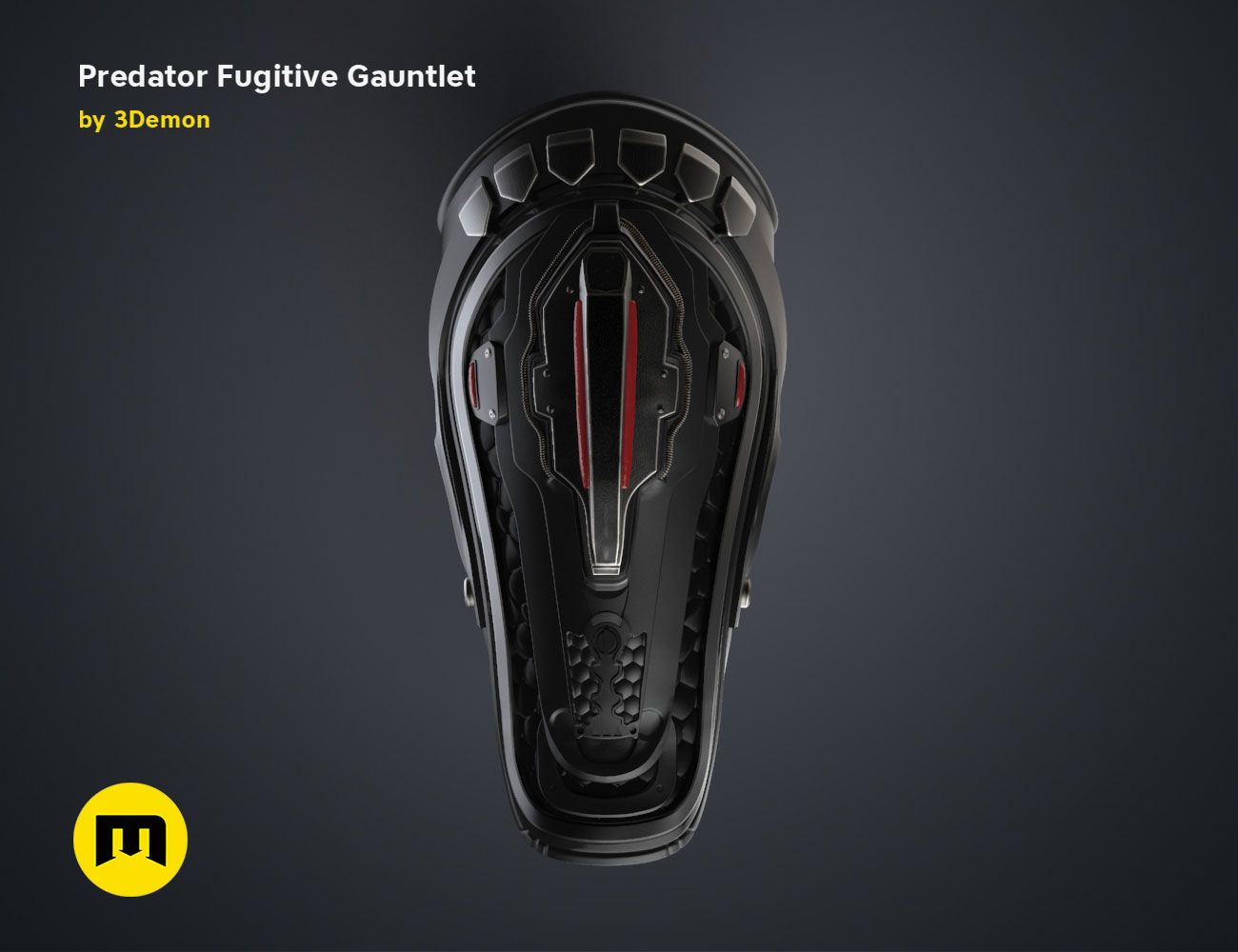 STL file Predator Fugitive Gauntlet 👽・3D printer design to download・Cults