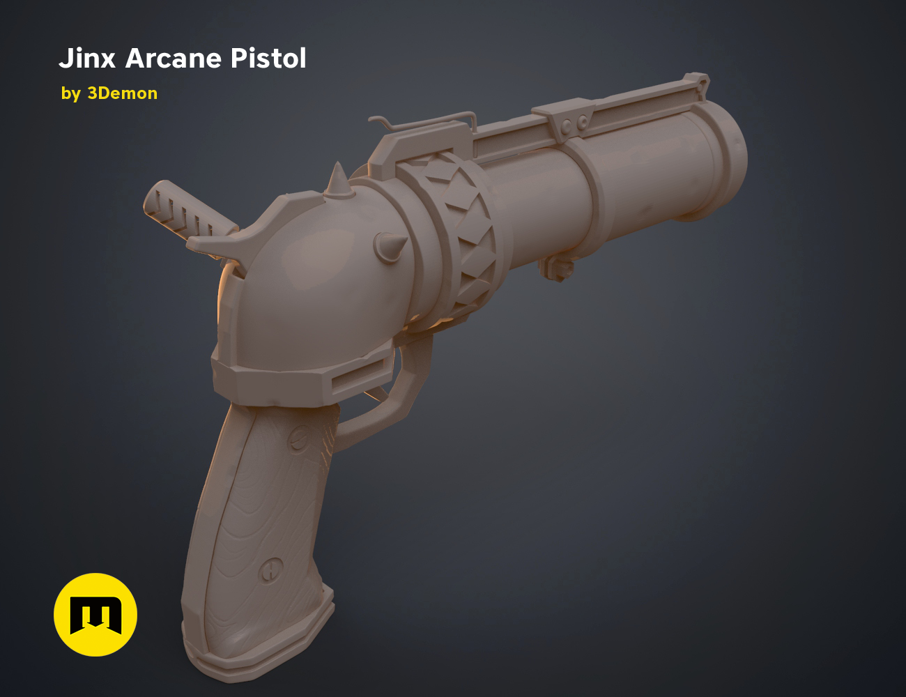 3D file Jinx Arcane Pistol・3D printable model to download・Cults