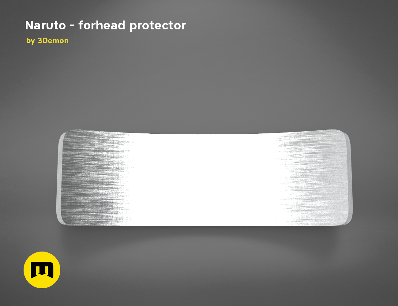 Download OBJ file Naruto Forehead protector • Design to 3D print ・ Cults