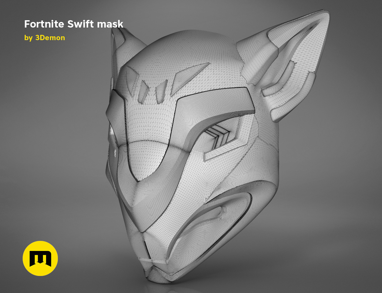 STL-Datei Fortnite Swift Maske 🆒・3D-Druck-Idee zum Herunterladen・Cults