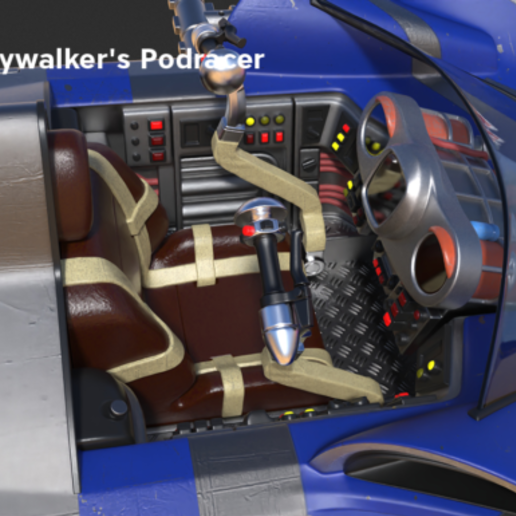 Download STL file Anakin Skywalker's Podracer • 3D print design ・ Cults