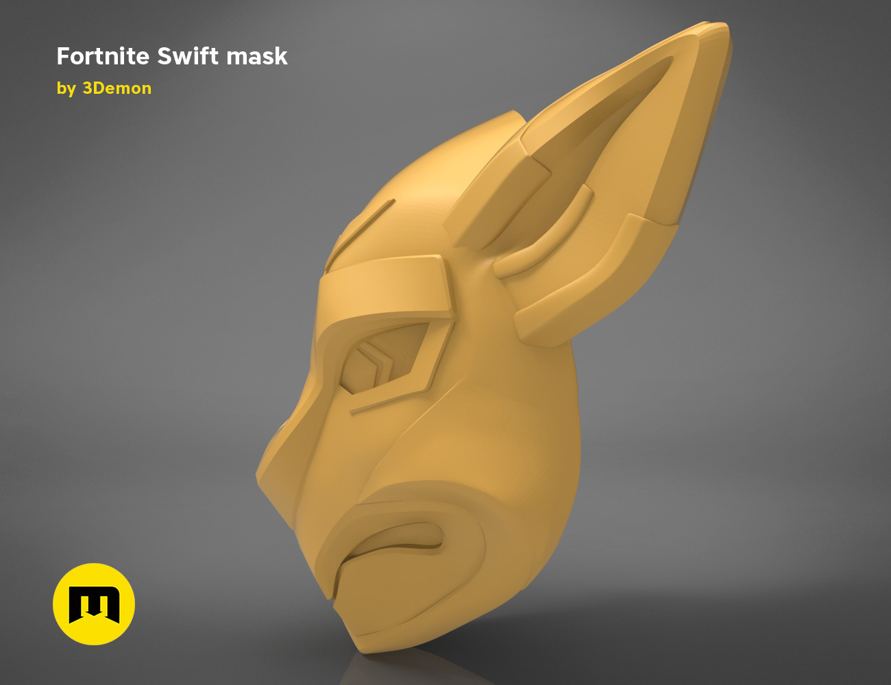 STL-Datei Fortnite Swift Maske 🆒・3D-Druck-Idee zum Herunterladen・Cults