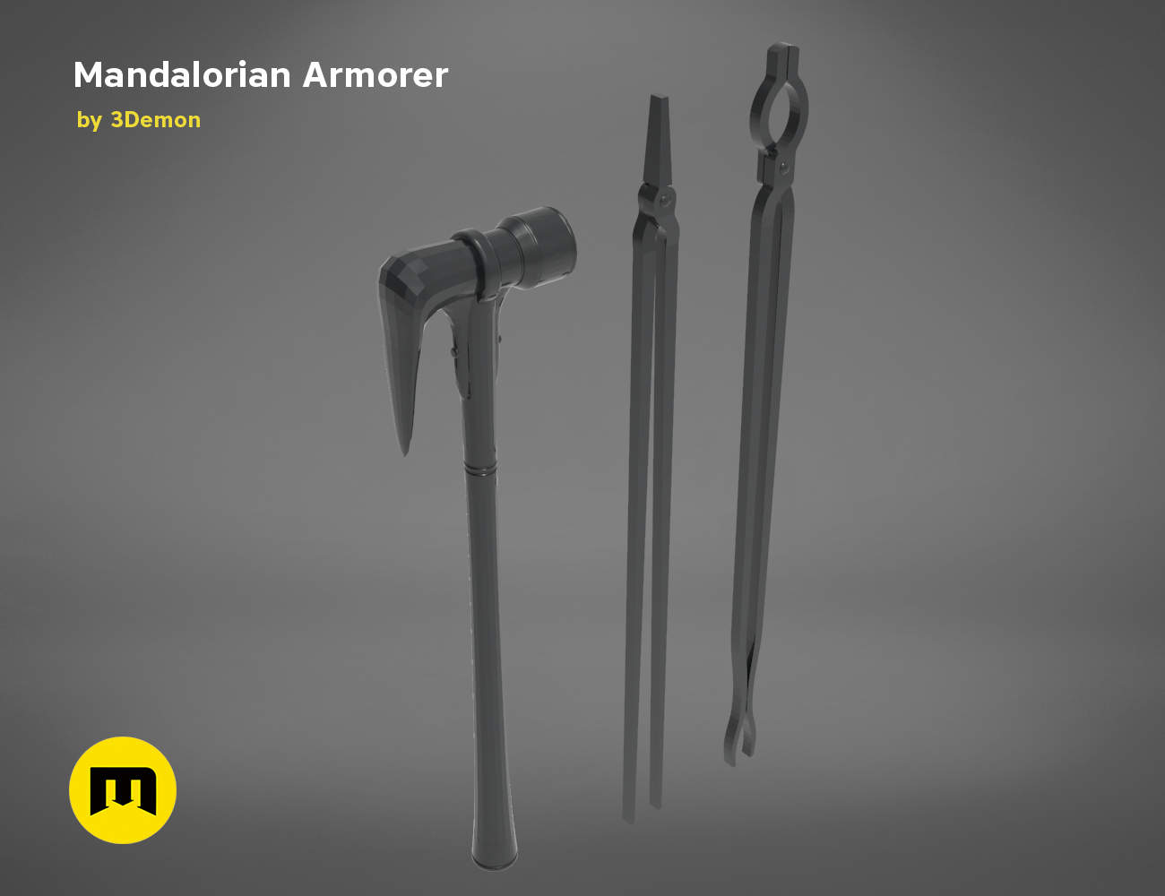 Fichier 3D Armurier mandalorien - Armure et outils・Design pour ...