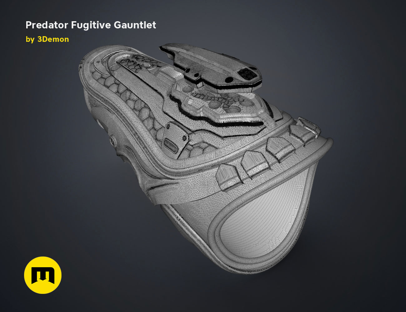 STL file Predator Fugitive Gauntlet 👽・3D printer design to download・Cults