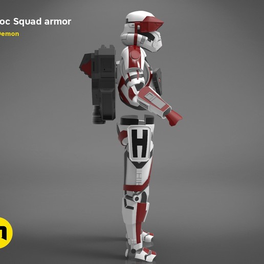 Download STL file Havoc Squad armor • 3D printer object ・ Cults