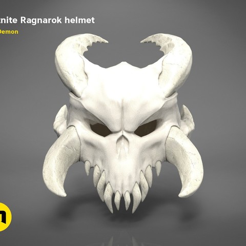 Download OBJ file Ragnarok Fortnite helmet • 3D printing design ・ Cults