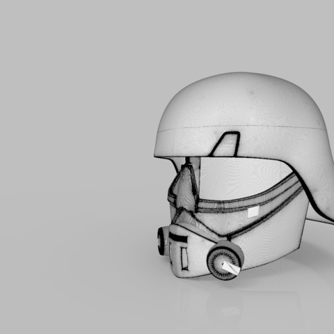 Download STL file Imperial Cadet helmet- 3D print model • Design to 3D ...