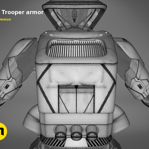 Download STL file Jet Trooper full size armor • Design to 3D print ・ Cults
