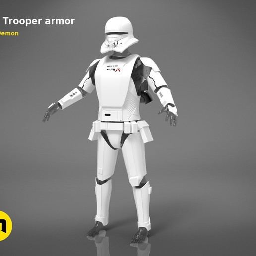Download STL file Jet Trooper full size armor • Design to 3D print ・ Cults