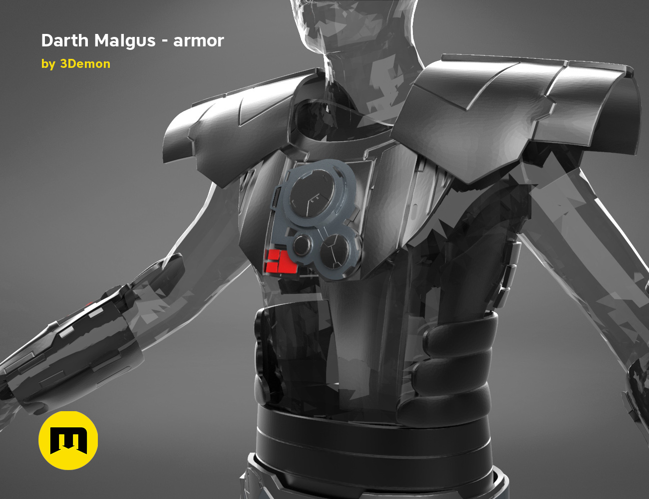 Download STL file Darth Malgus’s full size armor • Design to 3D print ...