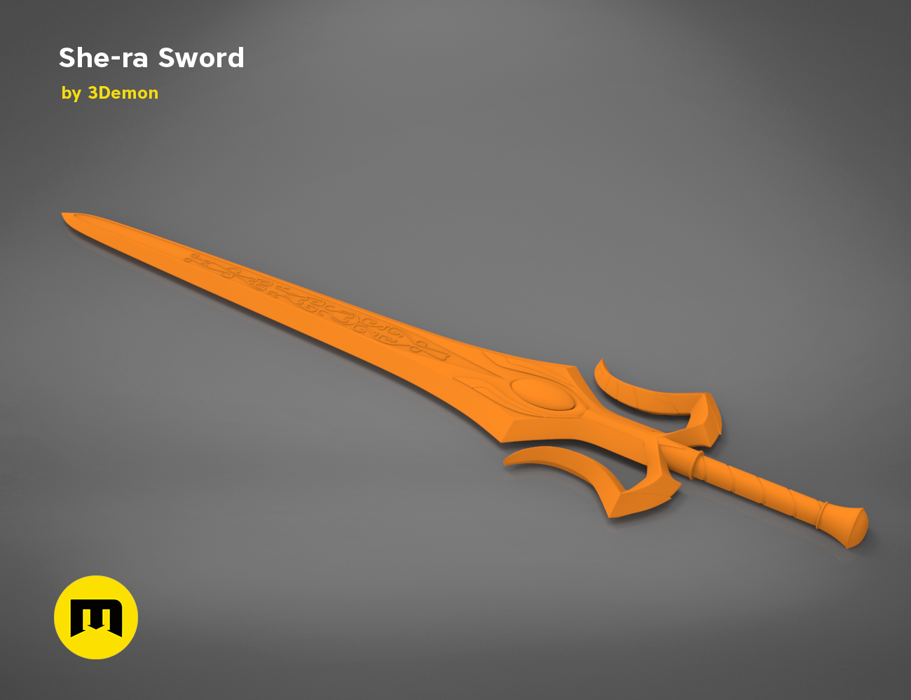 3D file She-Ra Sword of Protection 🗡️・3D printer model to download・Cults