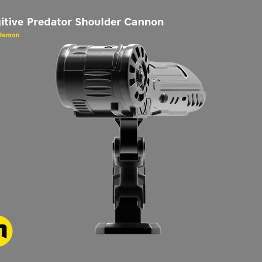 Download OBJ file Predator Plasma Cannon • 3D printable design ・ Cults