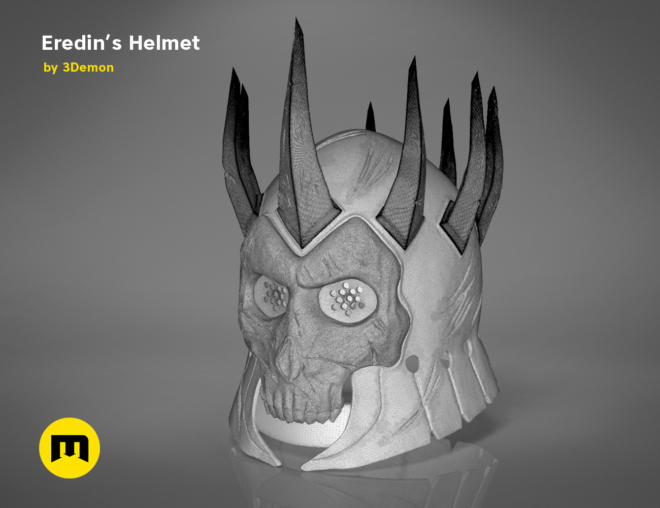 Download STL file Eredin’s helmet - The Witcher Wild Hunt • 3D printing ...