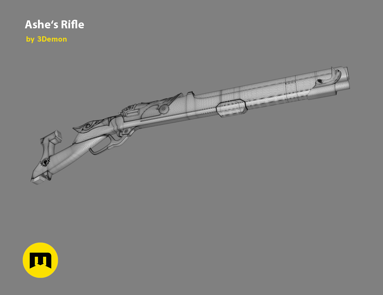 STL file Ashe’s rifle from overwatch ♀️・3D printer design to download・Cults