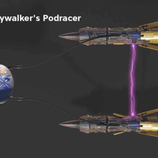 Download STL file Anakin Skywalker's Podracer • 3D print design ・ Cults