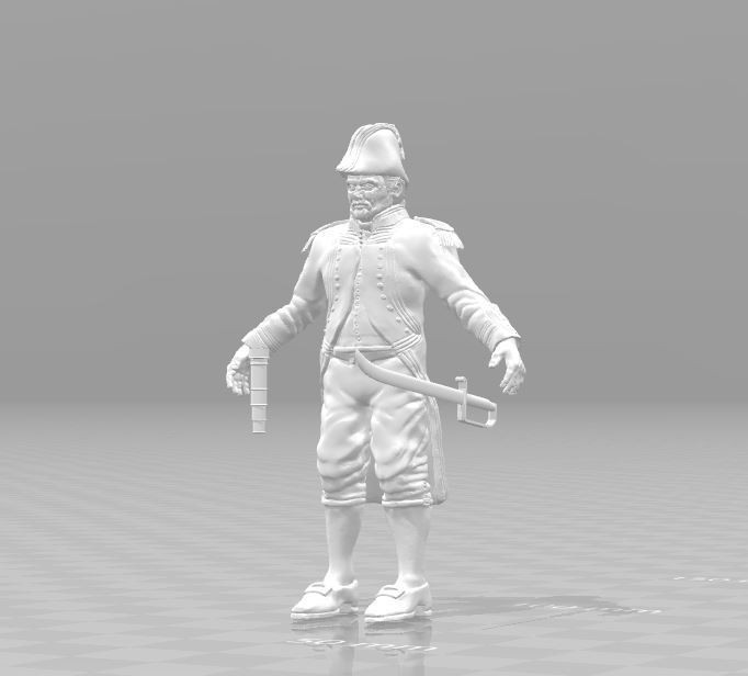 3D file Naval Captain 3D print model・Model to download and 3D print・Cults