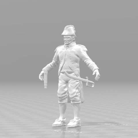 Download STL Naval Captain 3D print model ・ Cults