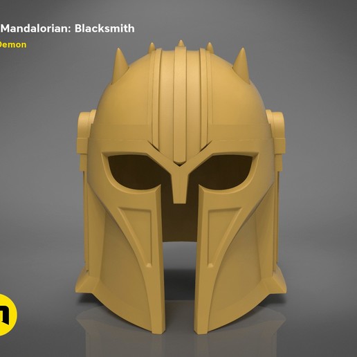 Download 3D printer designs The Mandalorian - blacksmith helmet ・ Cults