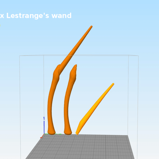 Download STL file Bellatrix Lestrange’s Wand • 3D printable design ・ Cults