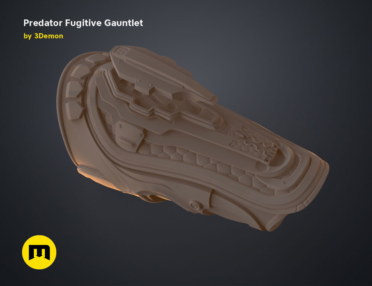 STL file Predator Fugitive Gauntlet 👽・3D printer design to download・Cults
