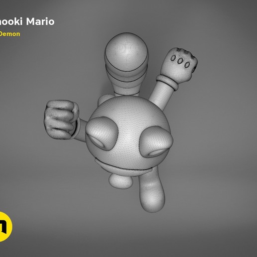 Download STL file Tanooki Mario • 3D printer model ・ Cults