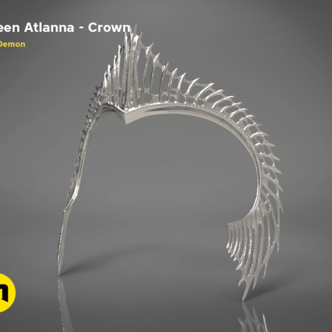Download 3D printing templates Atlanna Crown ・ Cults
