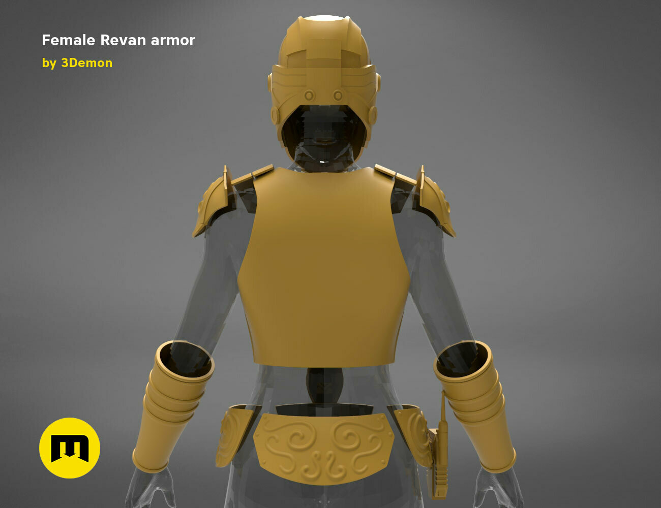 3D file Revan Female Armor ♀️・3D printer model to download・Cults
