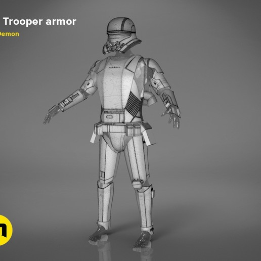 Download STL file Jet Trooper full size armor • Design to 3D print ・ Cults