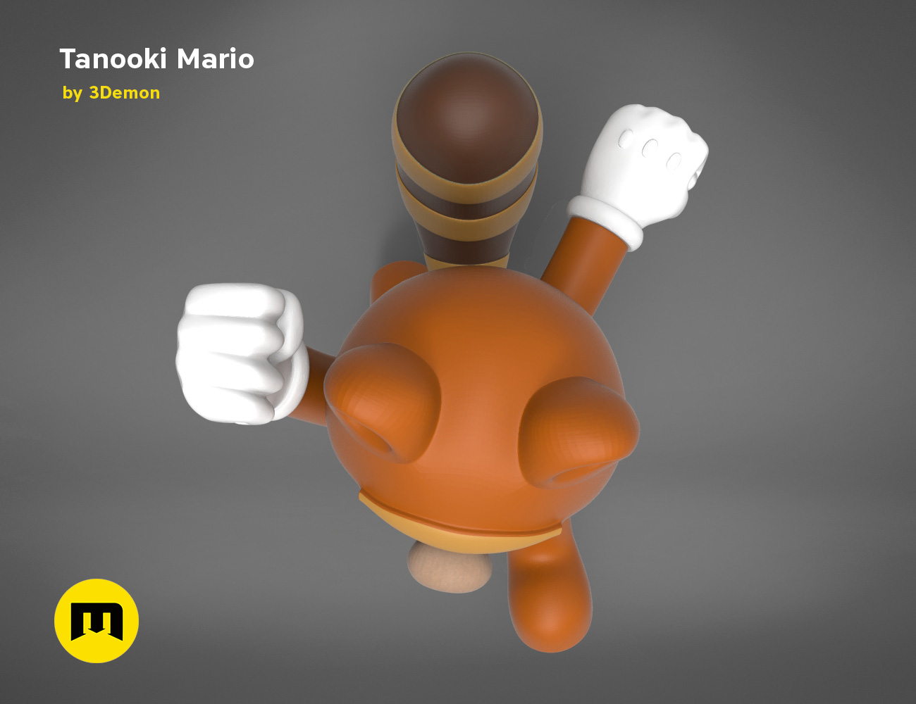 Descargar archivo STL Mario Tanooki • Objeto para impresora 3D ・ Cults