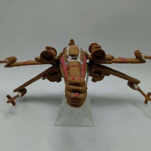 Download STL file X-Wing Gingerbread Cookie Cutters • 3D printer object ...