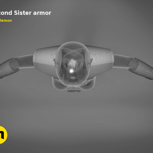 Download 3D printing designs Second Sister Armor ・ Cults