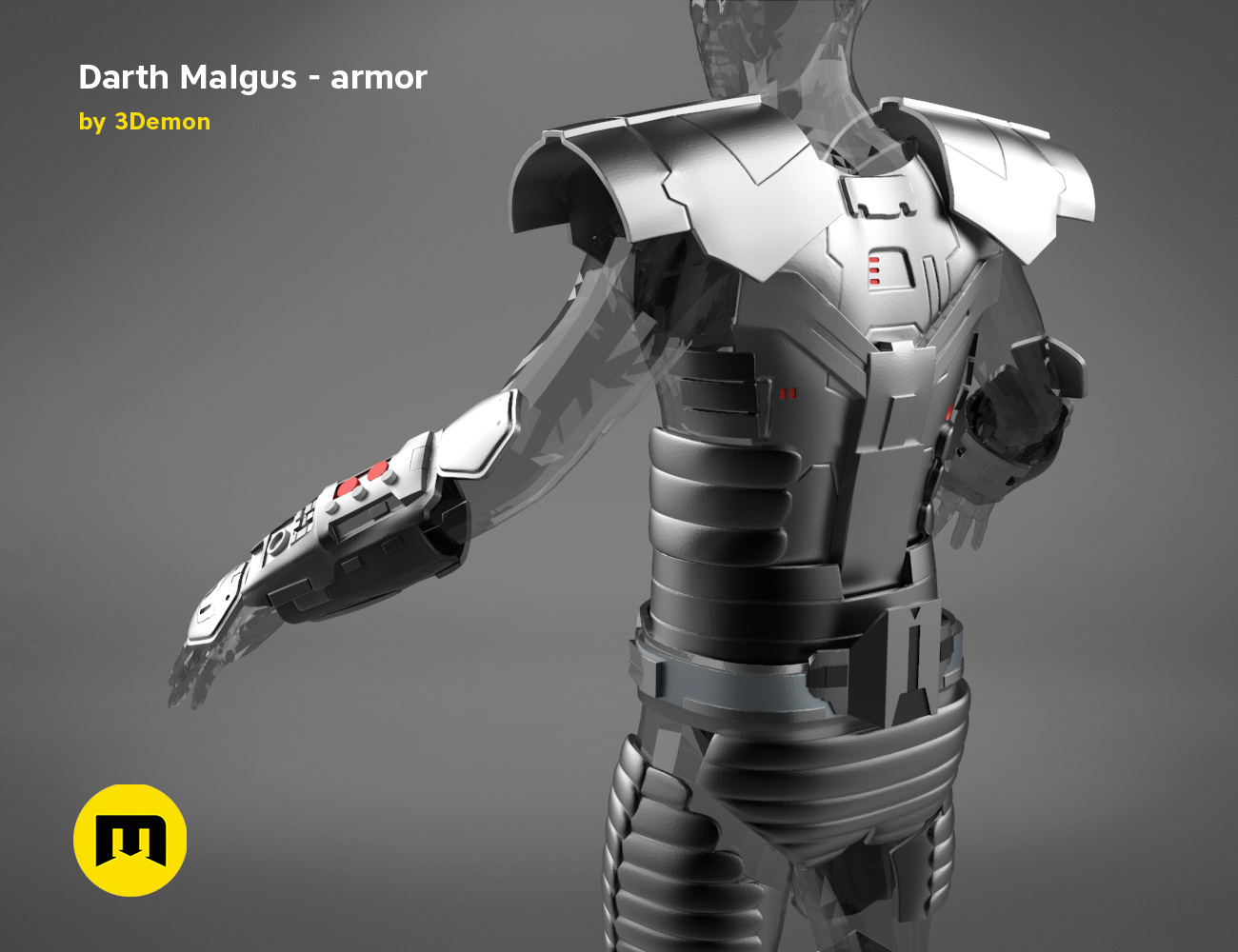 Download STL file Darth Malgus’s full size armor • Design to 3D print ...