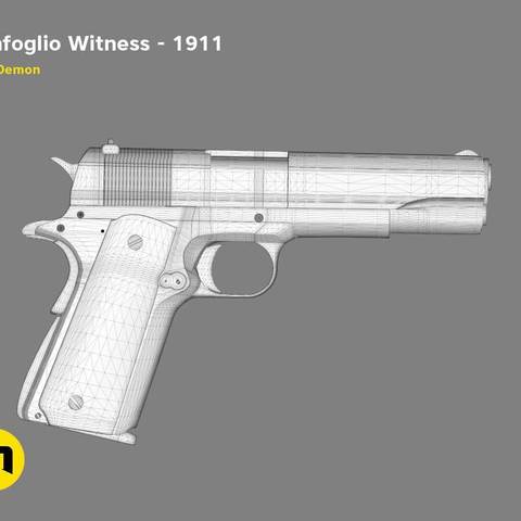 Download free 3D printer designs Tanfoglio Witness – 1911 Pistol Low ...