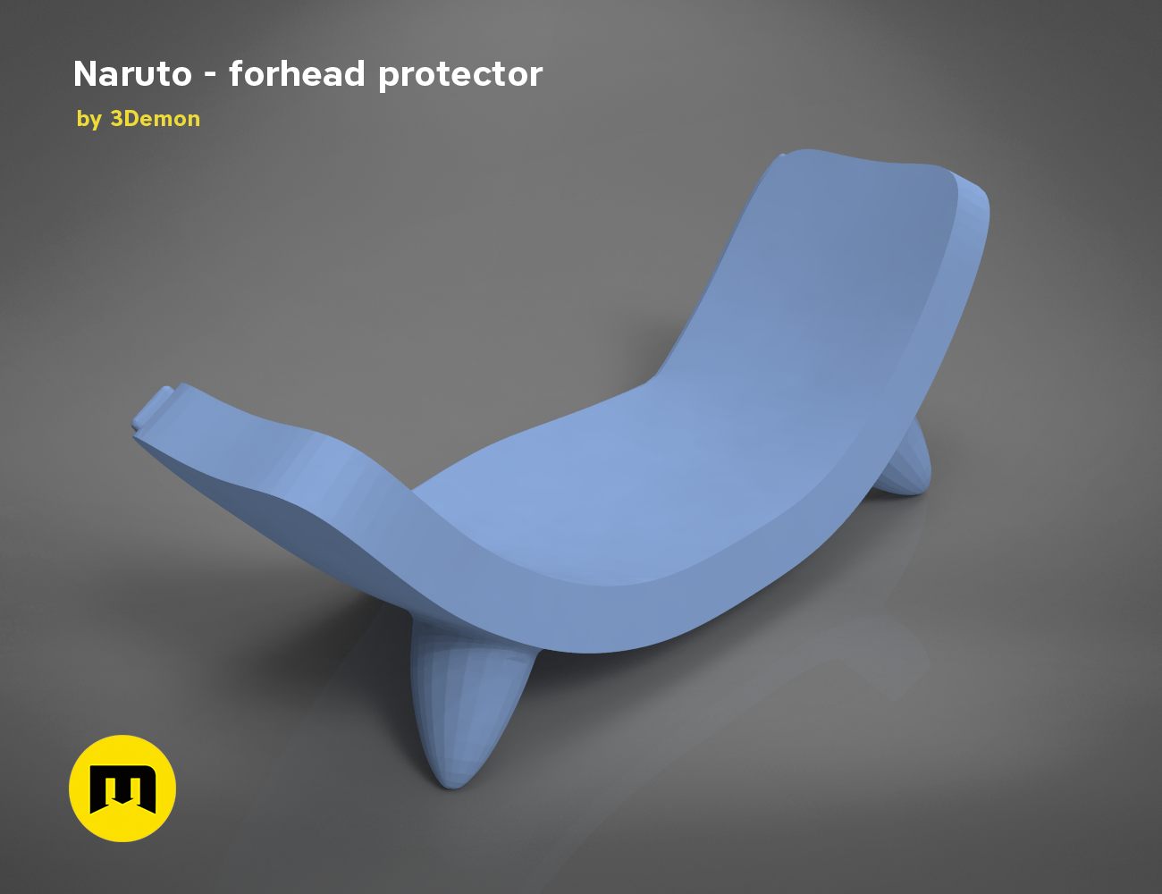 Файл STL Hiraya forehead protector 👾・Модель для загрузки и печати в ...