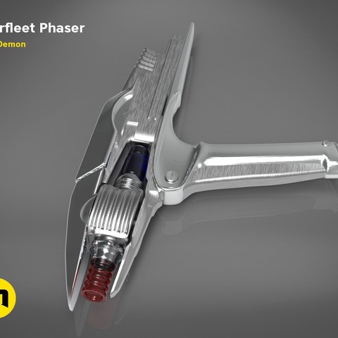Download 3D printing models Starfleet Phaser - Star Trek ・ Cults