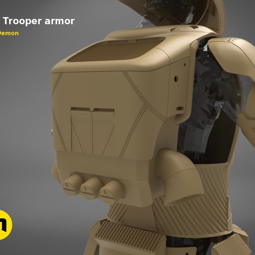 Download STL file Jet Trooper full size armor • Design to 3D print ・ Cults