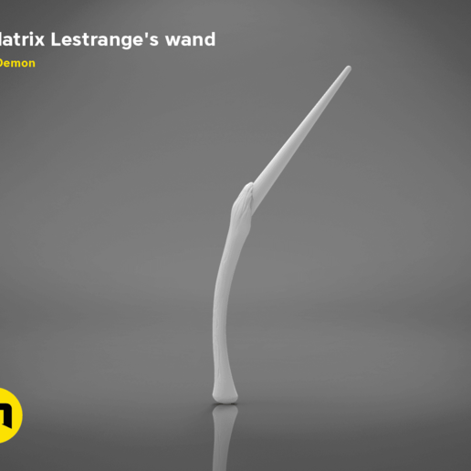 Download STL file Bellatrix Lestrange’s Wand • 3D printable design ・ Cults