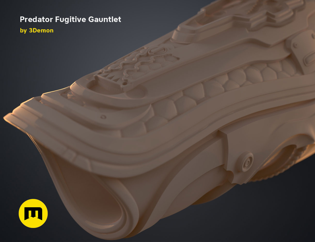 STL file Predator Fugitive Gauntlet 👽・3D printer design to download・Cults