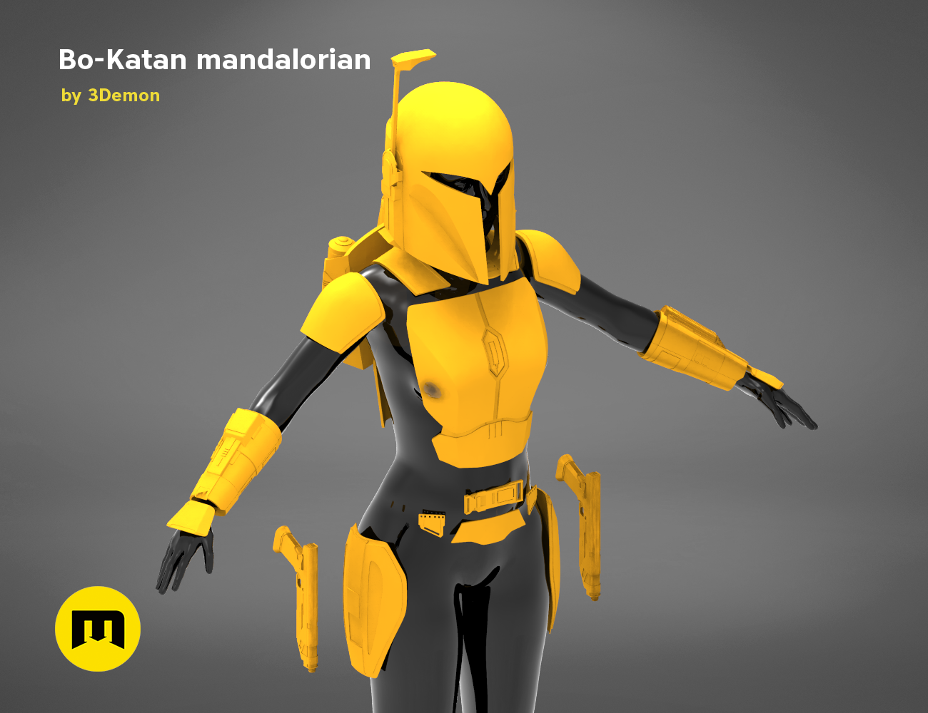 Bo Katan Armor Template